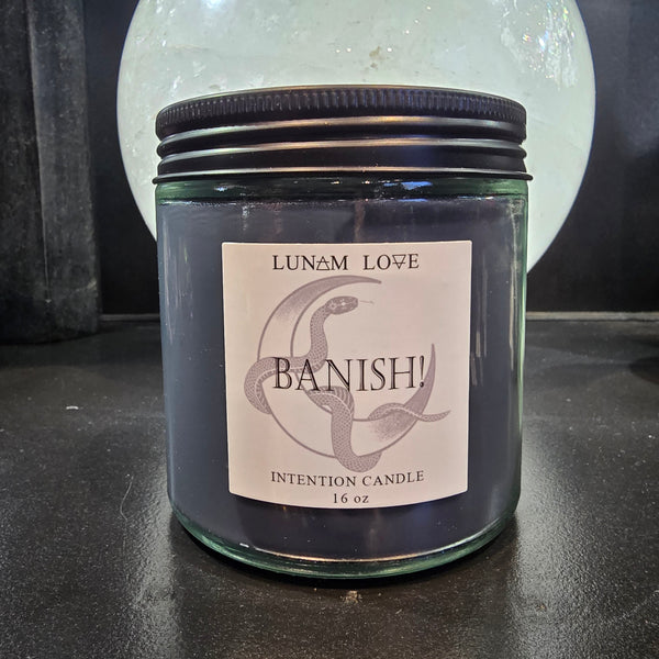 Banish Ritual Candle - Lunam Love