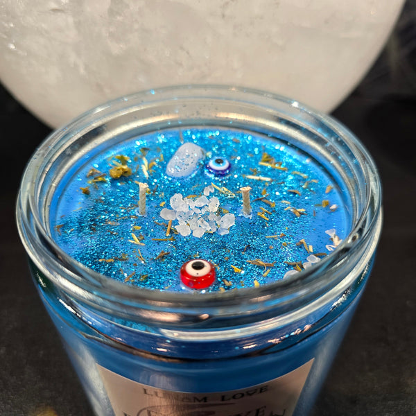 Evil Eye Protection Ritual Candle - Lunam Love